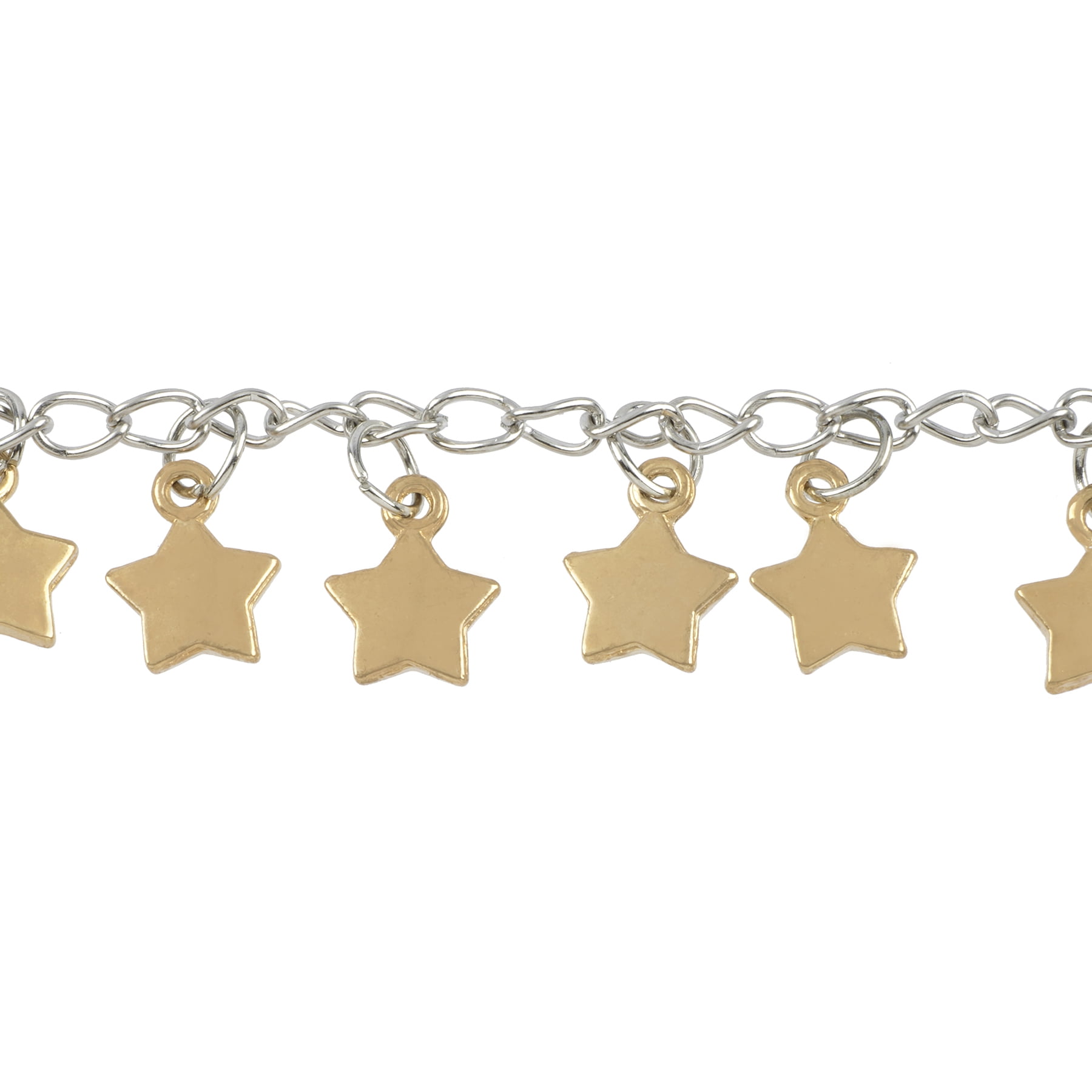 Gold Metal Star Charms - 12mm by Bead Landing - Walmart.com