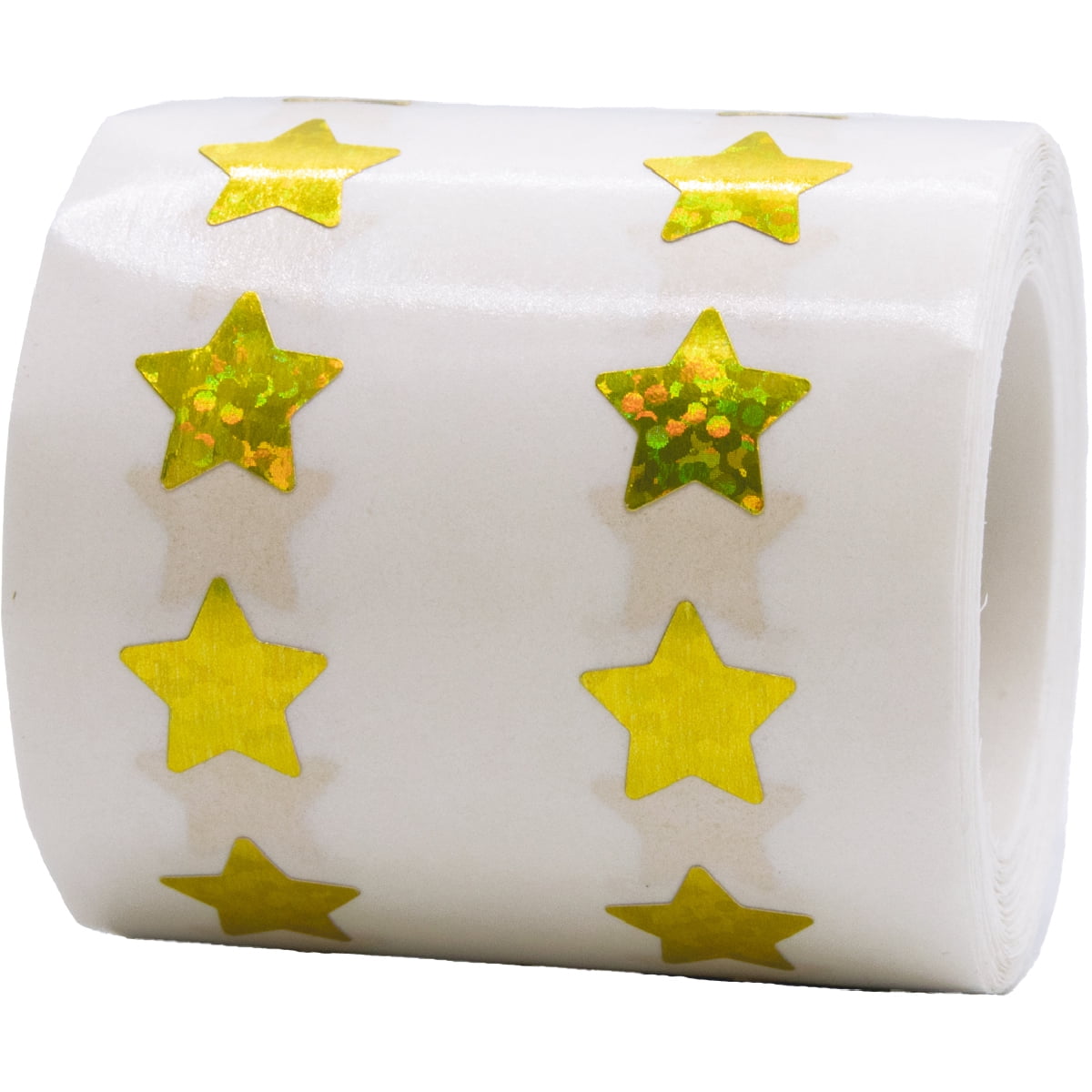 Gold Metallic Sparkle Star Shape Stickers | 0.5 inch 1,000 Pack ...