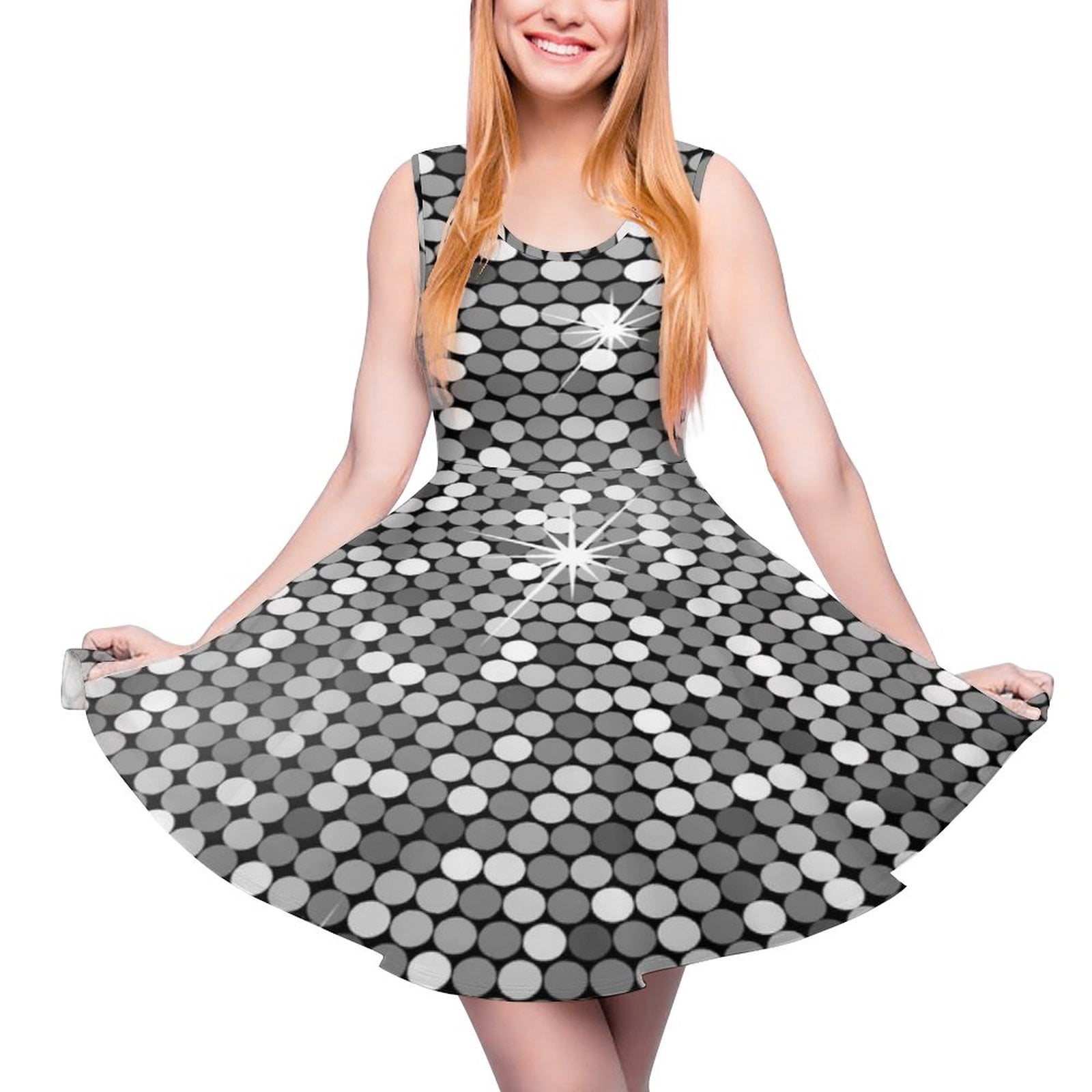 Gold Metallic Texture Dress Abstract Shiny Art Street Wear Dresses ...