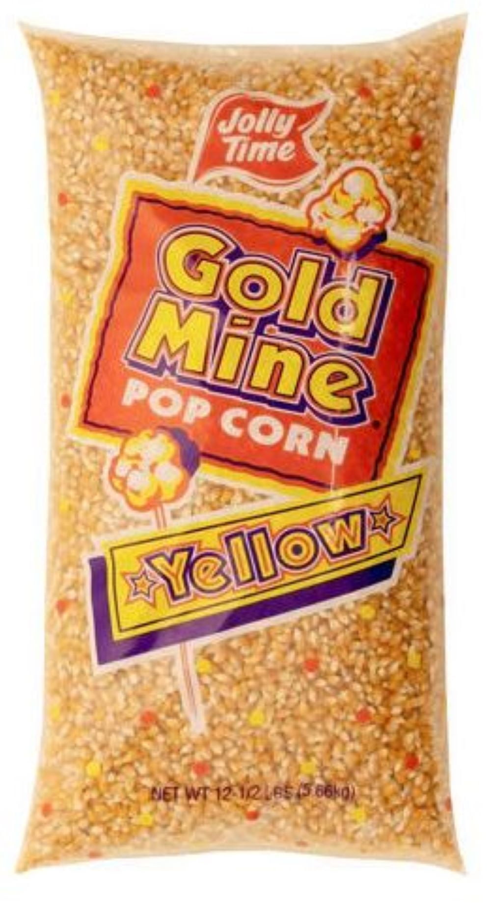 Gold Mine Natural Food Company Yellow Popcorn Kernels 12.5 lb Bag (Pack ...