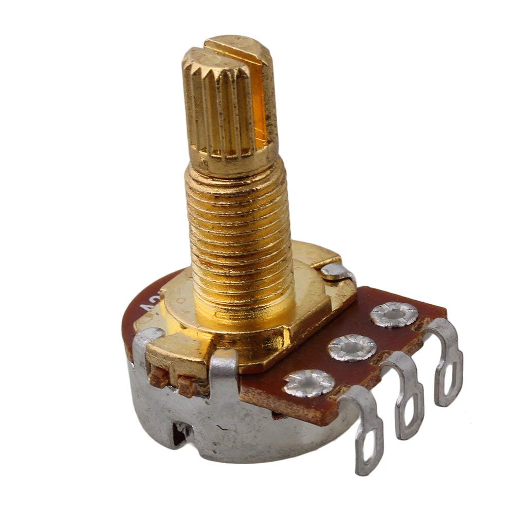 Gold Mini Size Guitar Pots A250K Volume Potentiometers for Guitar Parts ...