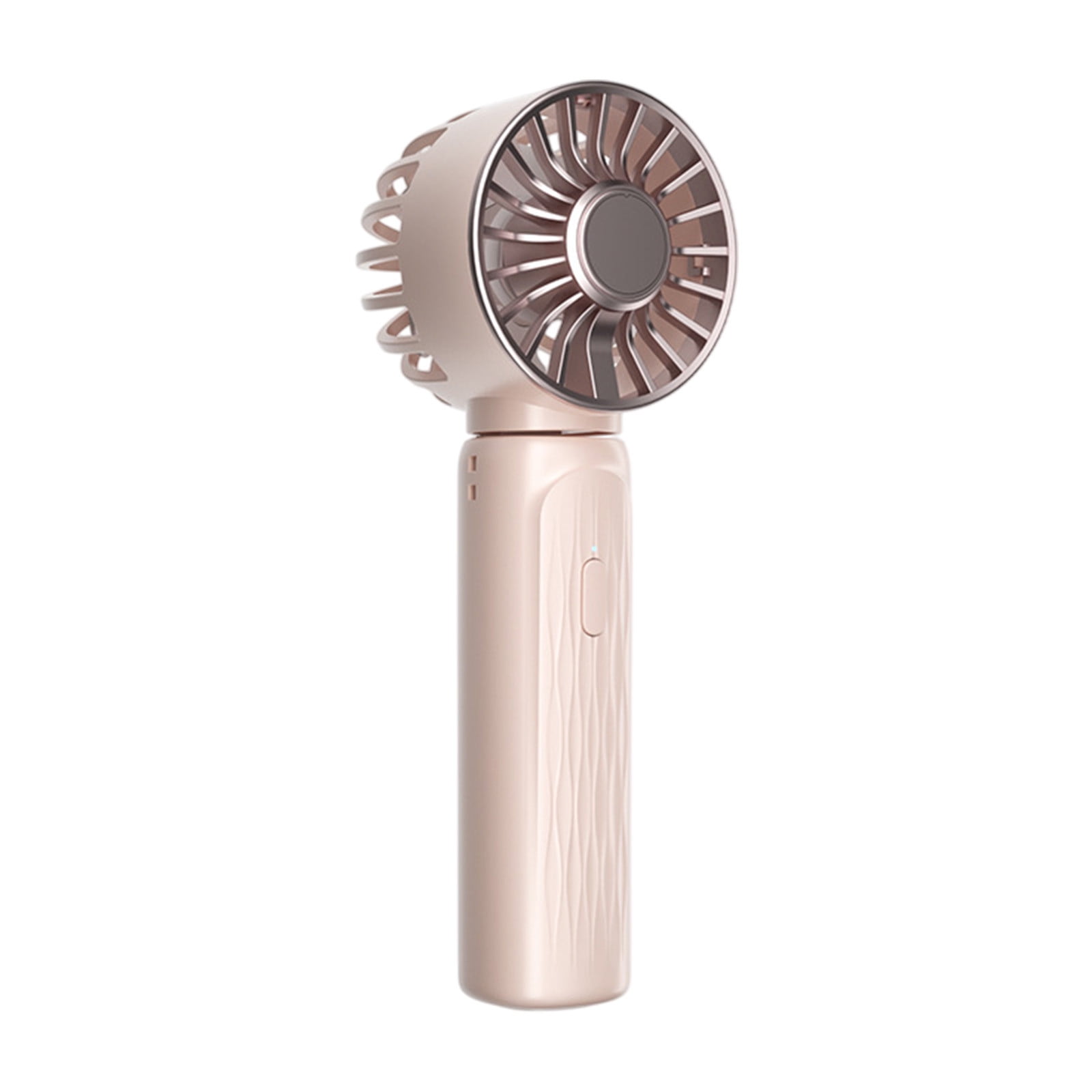 Gold Mini Usb Charging High Speed Handheld Fan Folding Portable Turbo ...