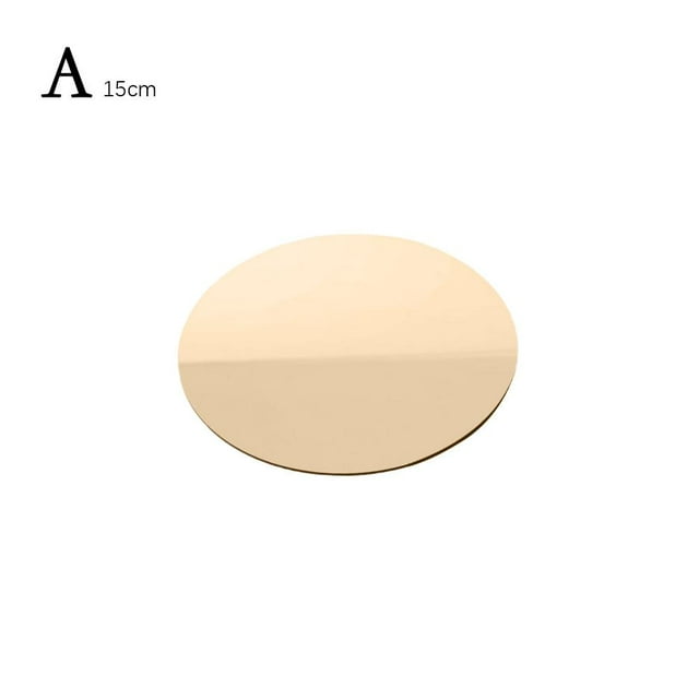 Gold Mirror Centerpieces For Tables Round Mirror Plates For Candle ...