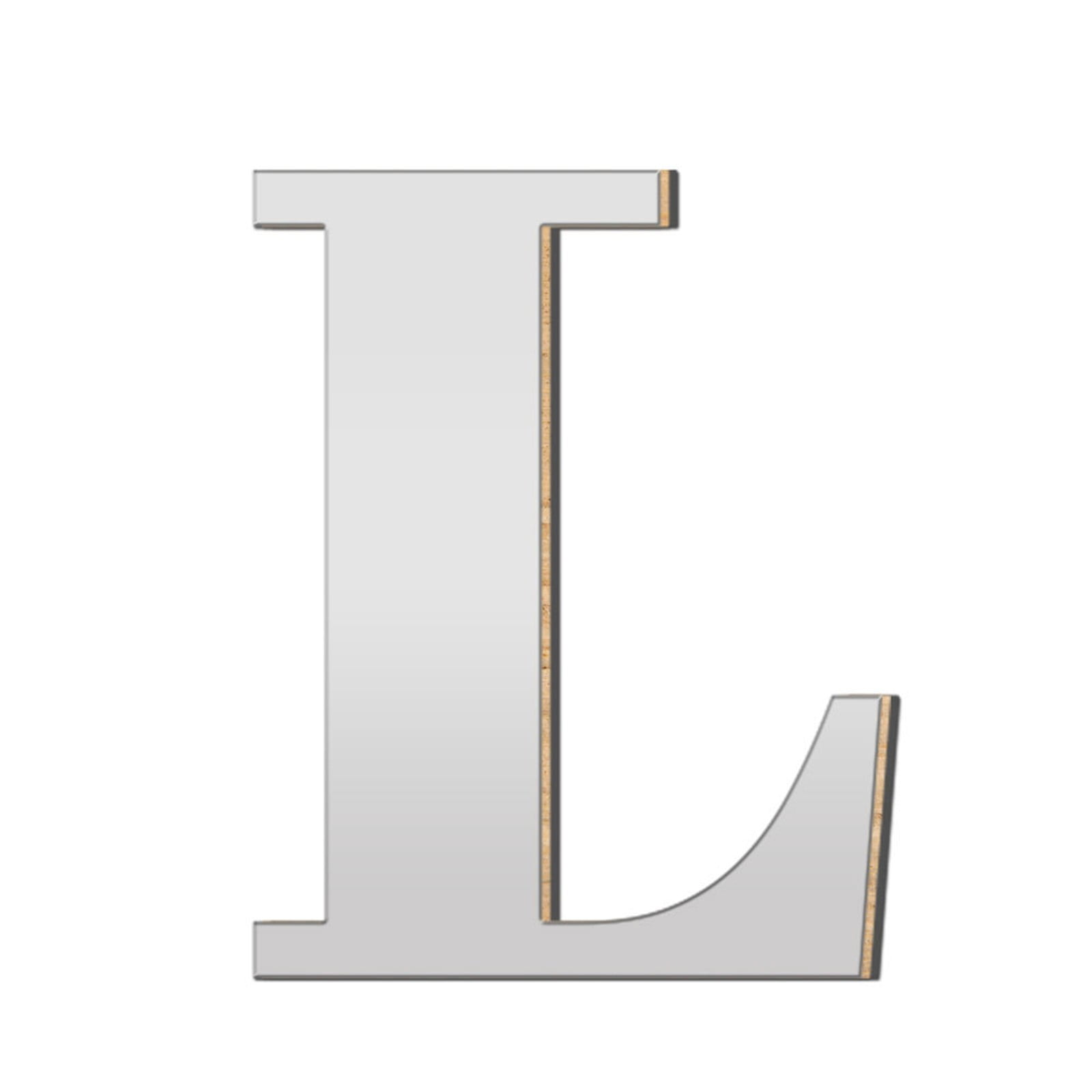 Gold Mirror Letter A Wall Sticker - 3D Acrylic Alphabet Decal for Home ...