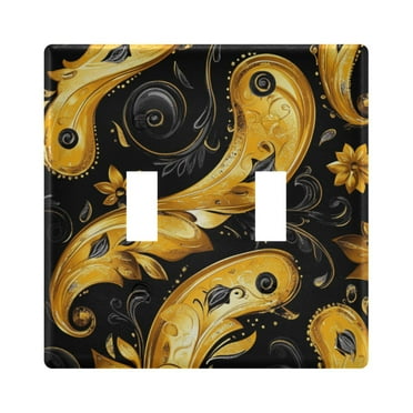 Meriville Island Single Toggle Wallplate, Antique Gold, Wall Electric ...