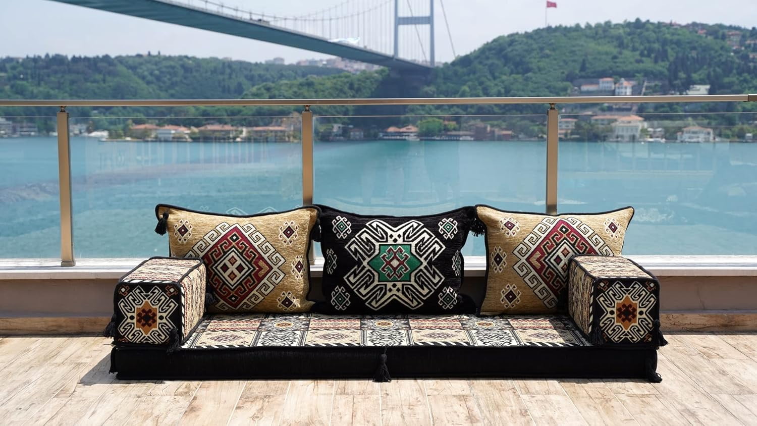 Gold Modular Sectional Sofa, Floor Seating Sofa, Arabic Majlis,Turkish ...
