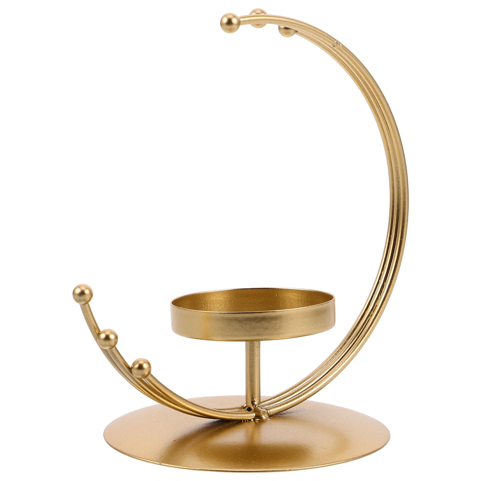Gold Moon Design Candle Holders Romantic Tea Light Candlestick Holders ...