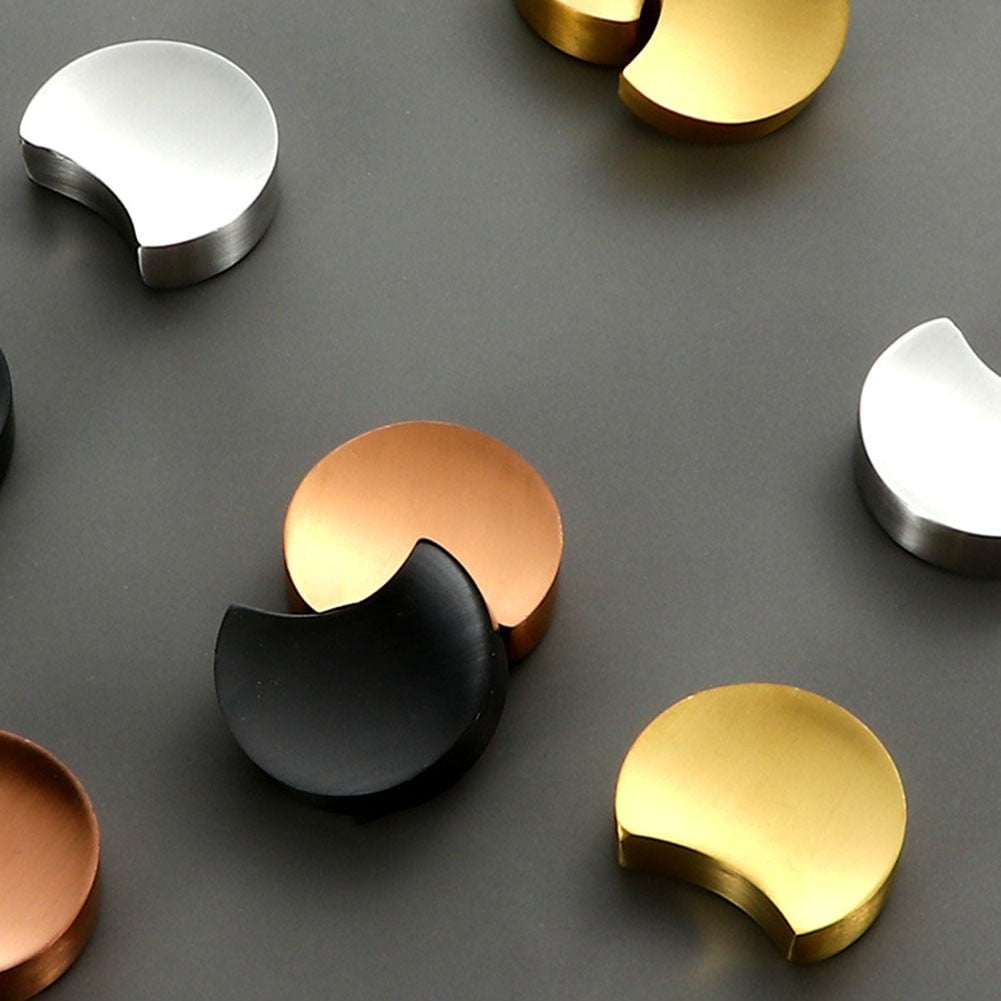 Gold Moon Metal Chopstick Holder Half Round Spoon Fork Rest Table Decor ...