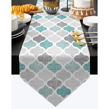 SEARIPE Macrame Table Runners with Tassels, Cotton Linen Boho Table ...