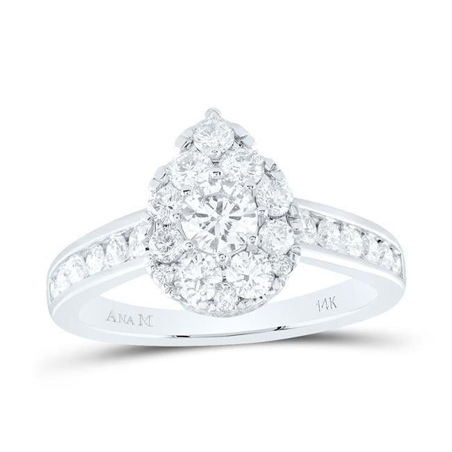 Gold N Diamonds 179065 1.5 CTW Diamond ANA M 0.33 Cut CRD Pear ...
