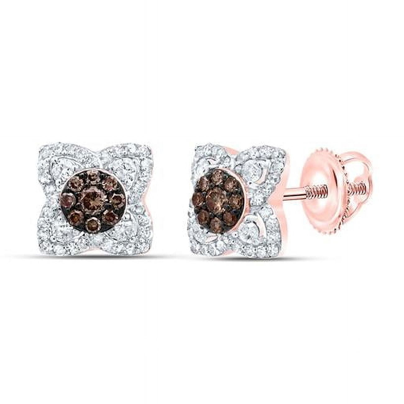 Gold N Diamonds 188017 0.33 CTW 10K Rose Gold Diamond P1 Gift Cognac ...