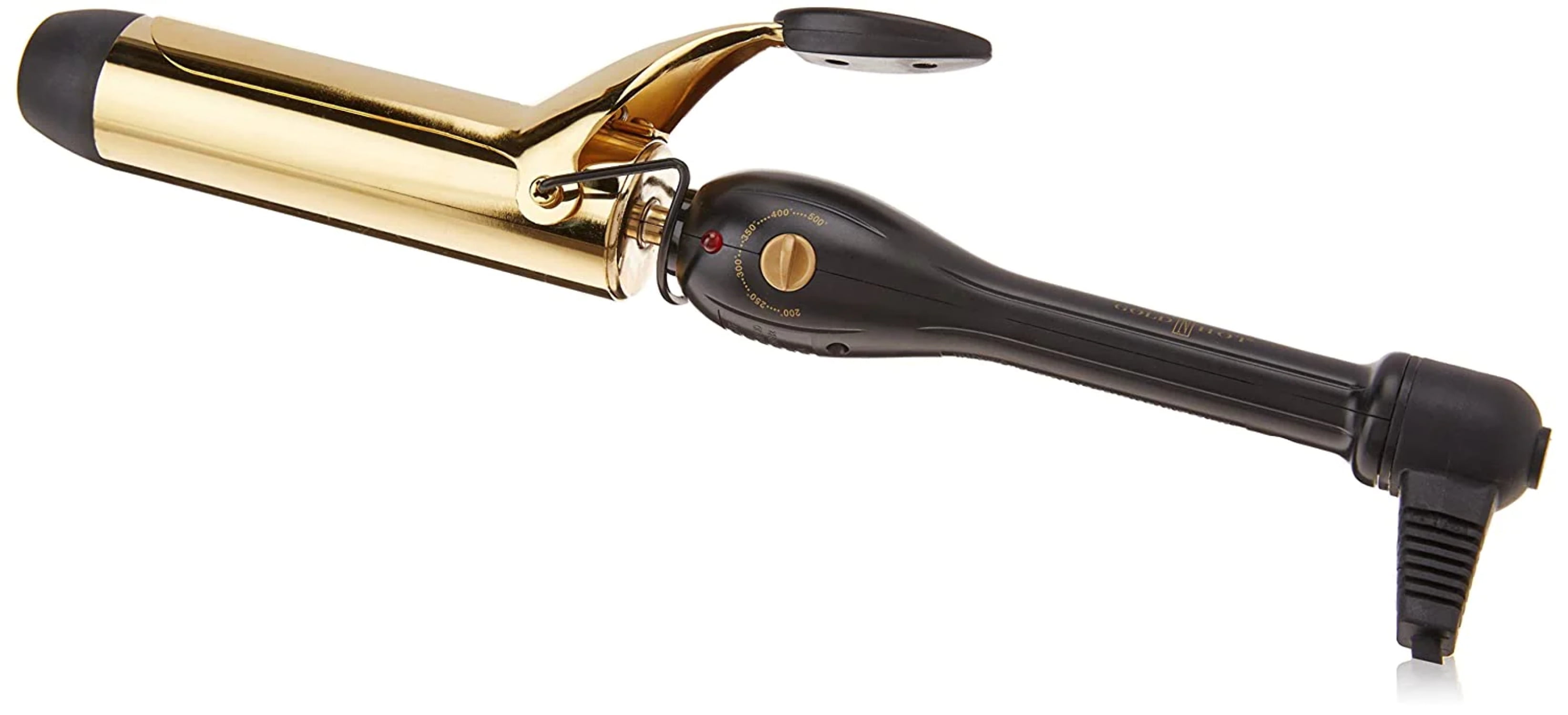 Gold N Hot - 1 1/2" Professional 24K Gold Spring Curling Iron - Walmart.com