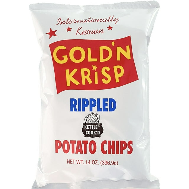 Gold'N Krisp Rippled Potato Chips, 14 Oz. - Walmart.com