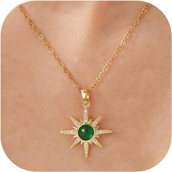 Gold Necklaces for Women-Pendant Gold Necklaces Romantiic Birthday ...