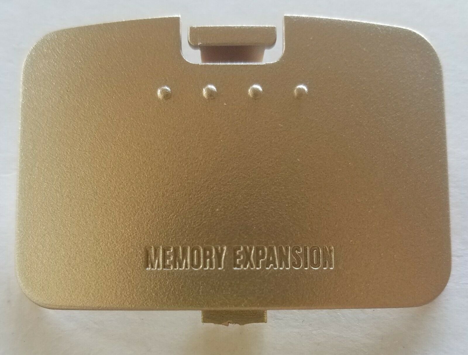 Gold Nintendo 64 Jumper Pak Lid N64 Pack Memory Expansion Cover ...