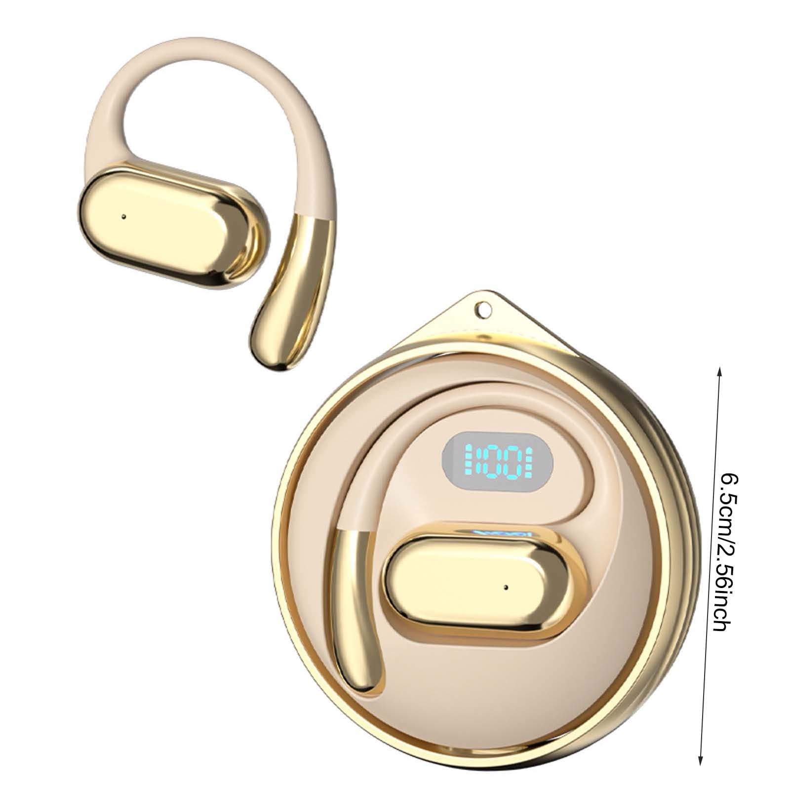 Gold Noise Cancelling Wireless Sports Bluetooth Earphones - Walmart.com