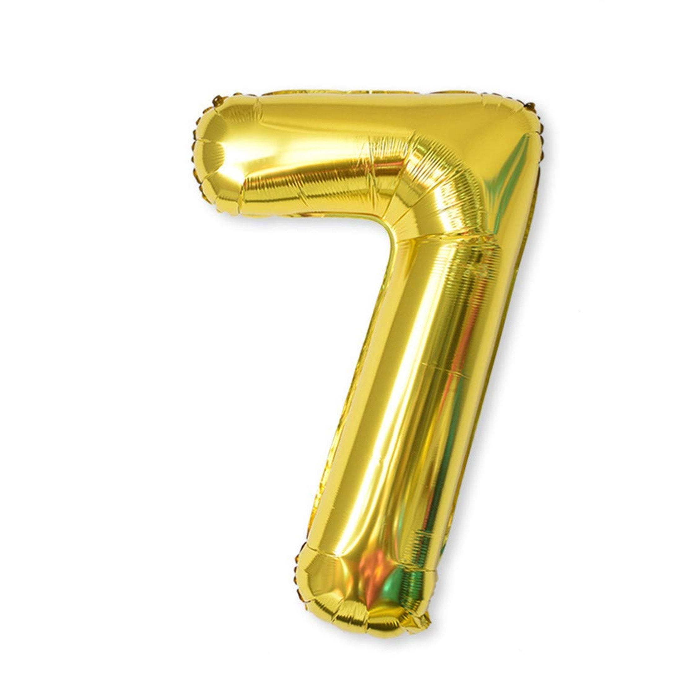 Gold Number Balloons - Arabic Numerals 0-9 for Birthday, Wedding ...