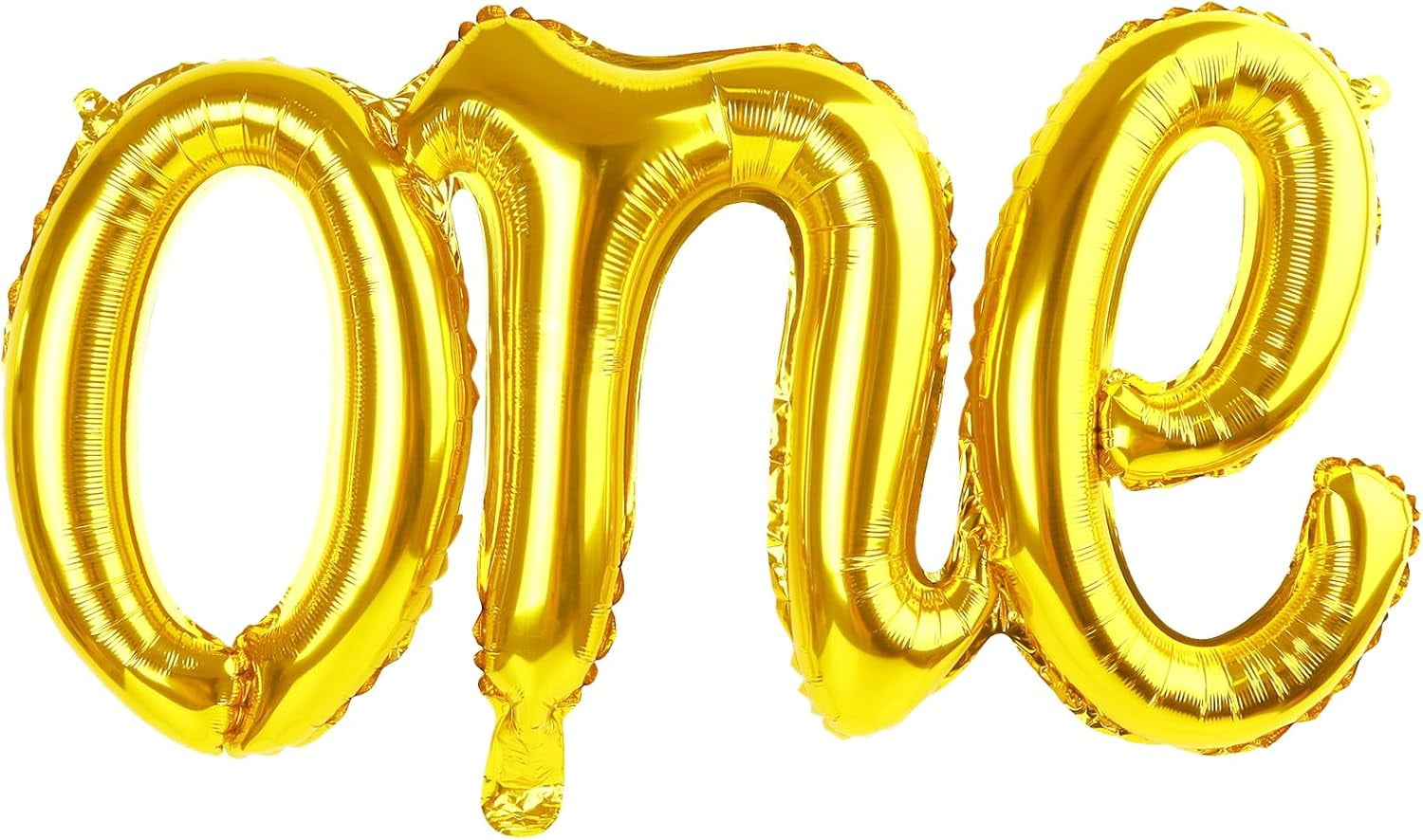 Gold One Balloons for 1St Birthday, 1 Year Old Balloon Birthday ...