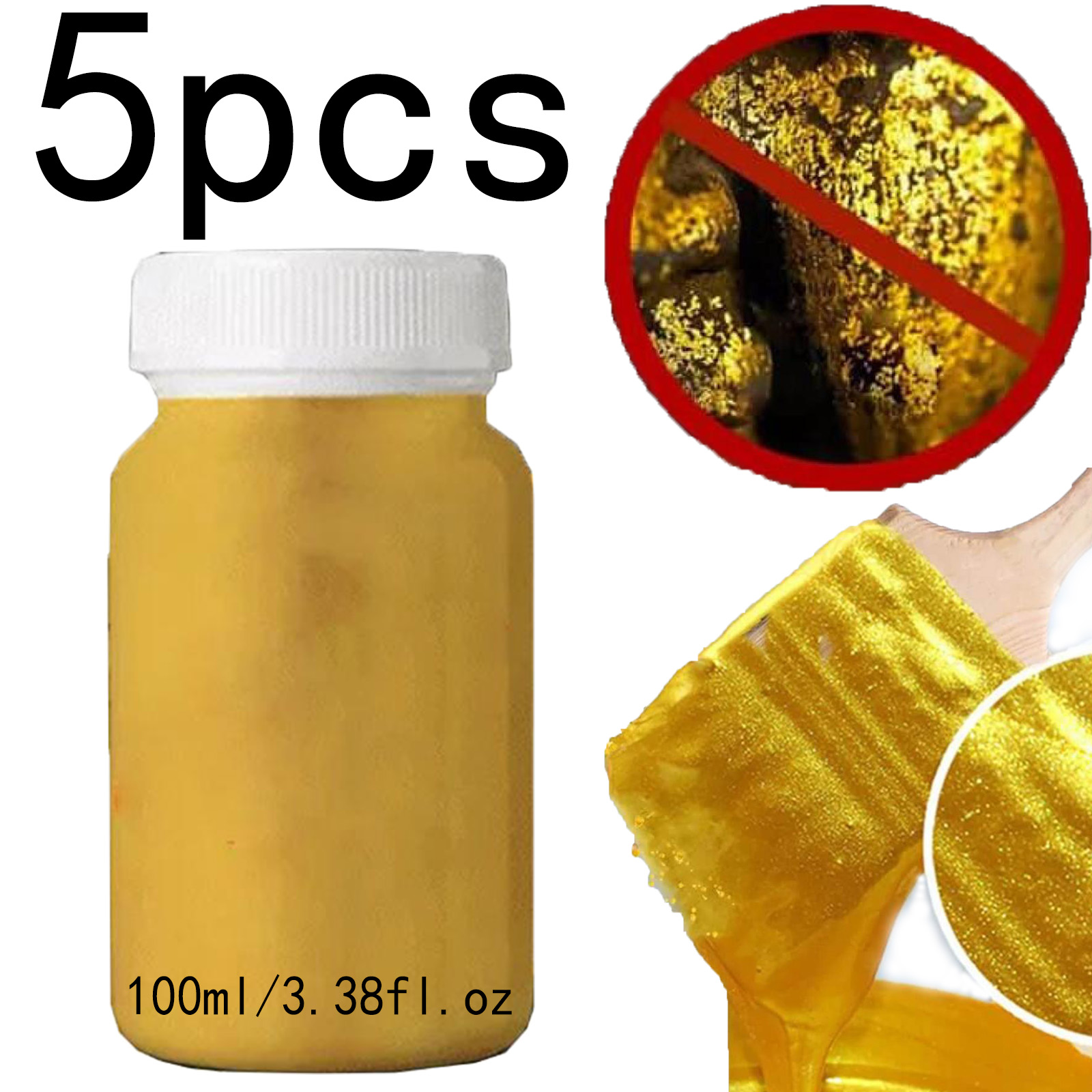 Gold Paint,Gold Paint For Crafts,Gold Ink,Calligraphy Ink,Water-based ...