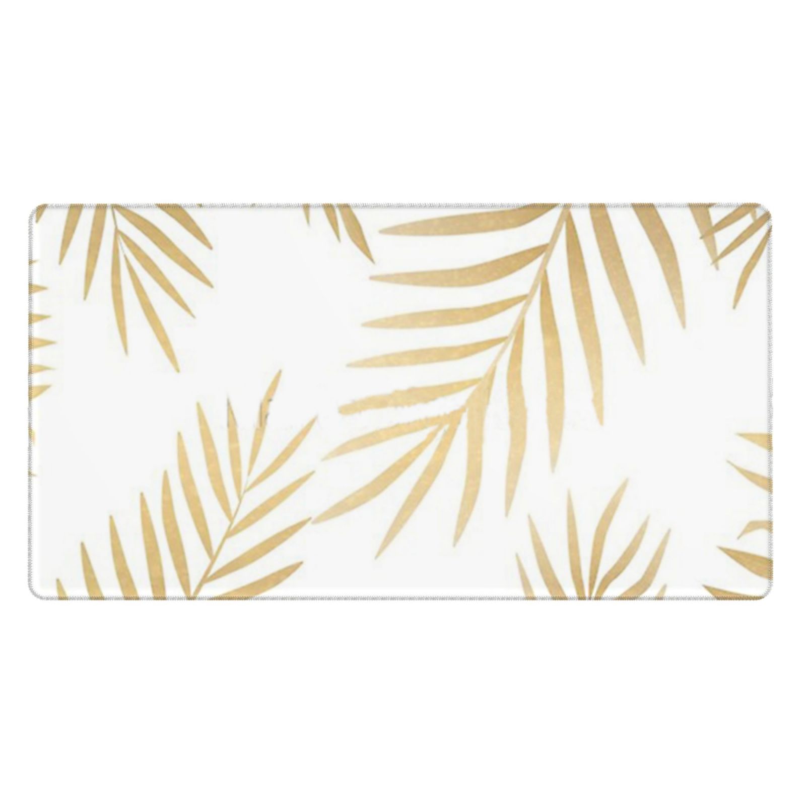 Gold Palm Leaves Mousepad Large Mouse Pad Desk Pad Computer Keyboard ...