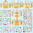 Gold Paper Crowns, Diy Birthday King Crowns Craft to Decorate, Paper ...