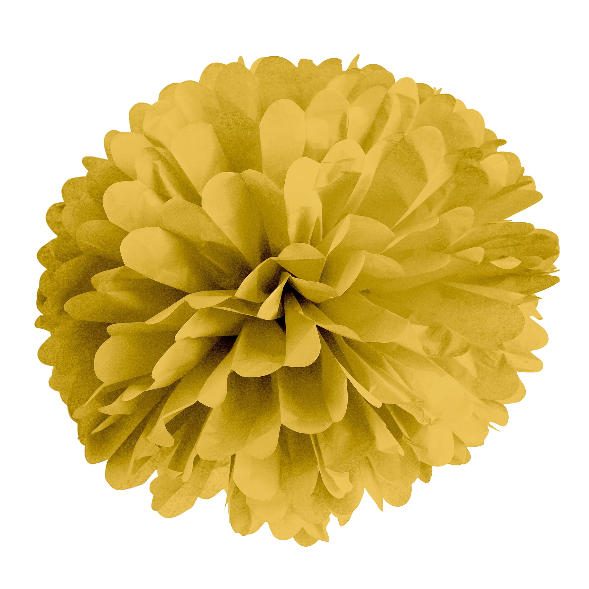 Gold Paper Pom Poms By Celebrate It - Walmart.com