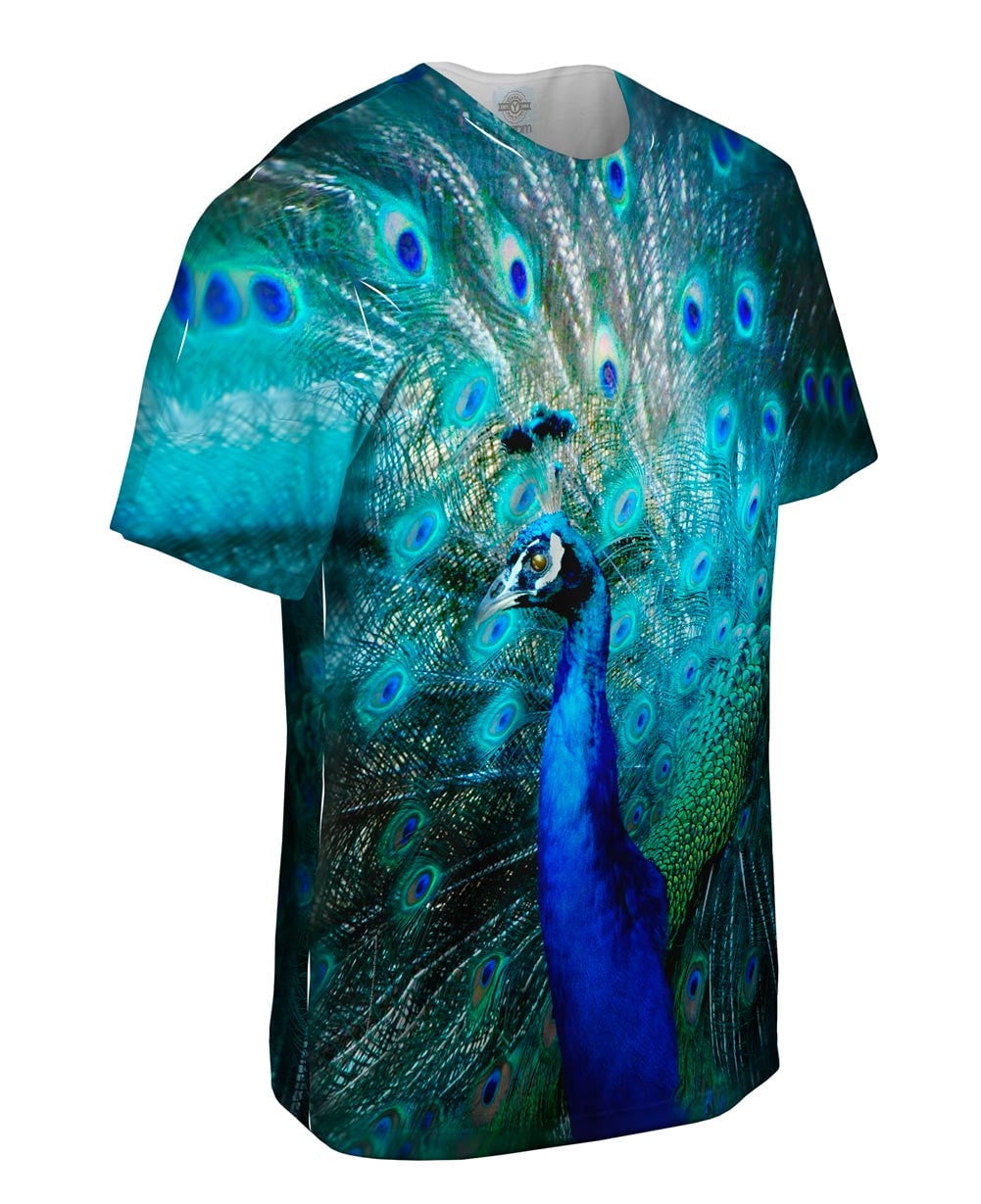 Gold Peacock Mens T-Shirt All Over Print - Walmart.com