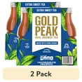 (2 pack) Gold Peak Extra Sweet Tea Bottles, 16.9 fl oz, 6 Pack ...