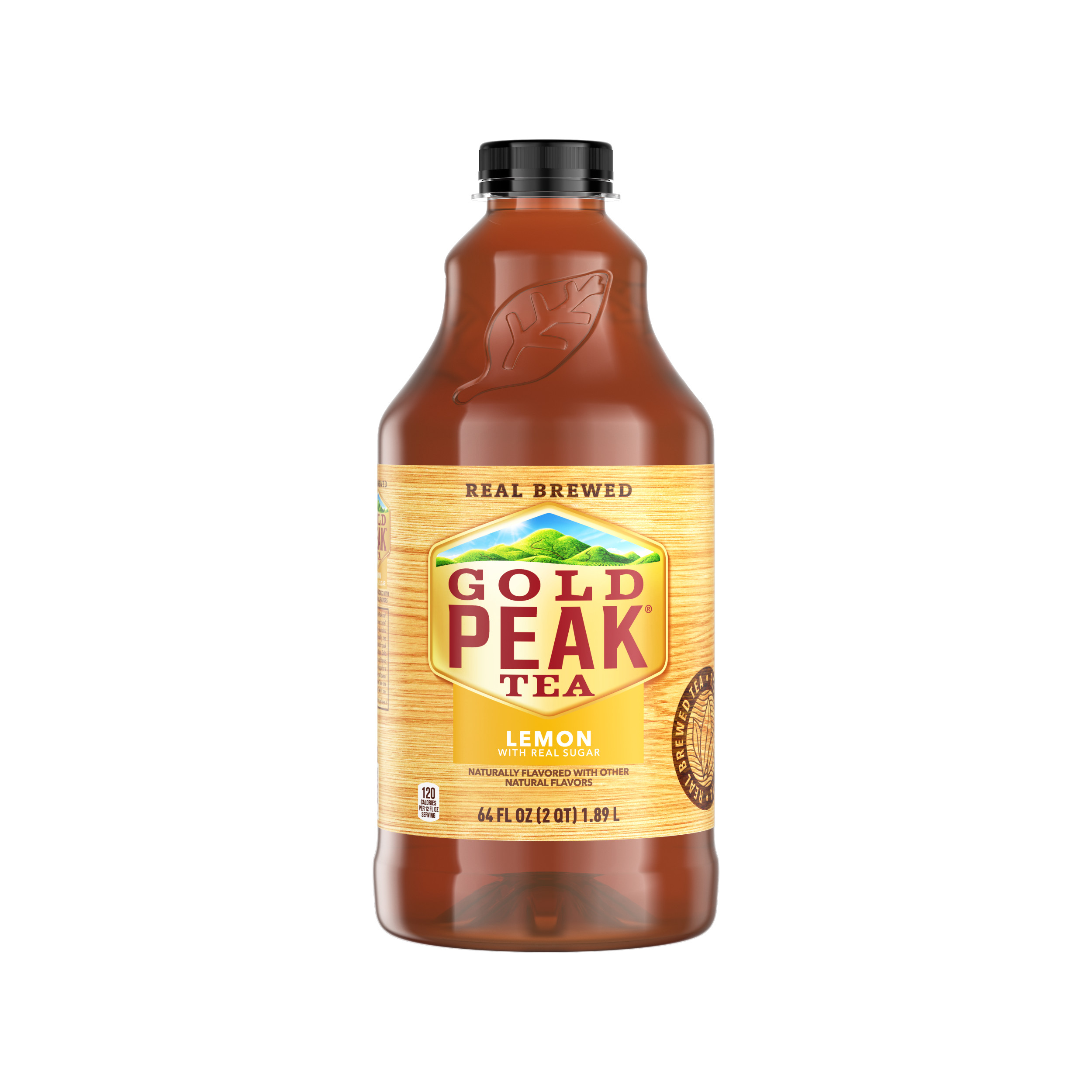 Gold Peak Lemon Sweetened Iced Tea Drink, 64 fl oz - Walmart.com