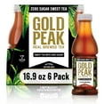 Gold Peak Real Brewed Tea Zero Sugar Diet, Bottled Tea Drink, 16.9 fl ...