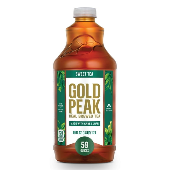 Gold Peak Bottled Zero Sugar Sweet Tea Drink, 59 fl oz - Walmart.com