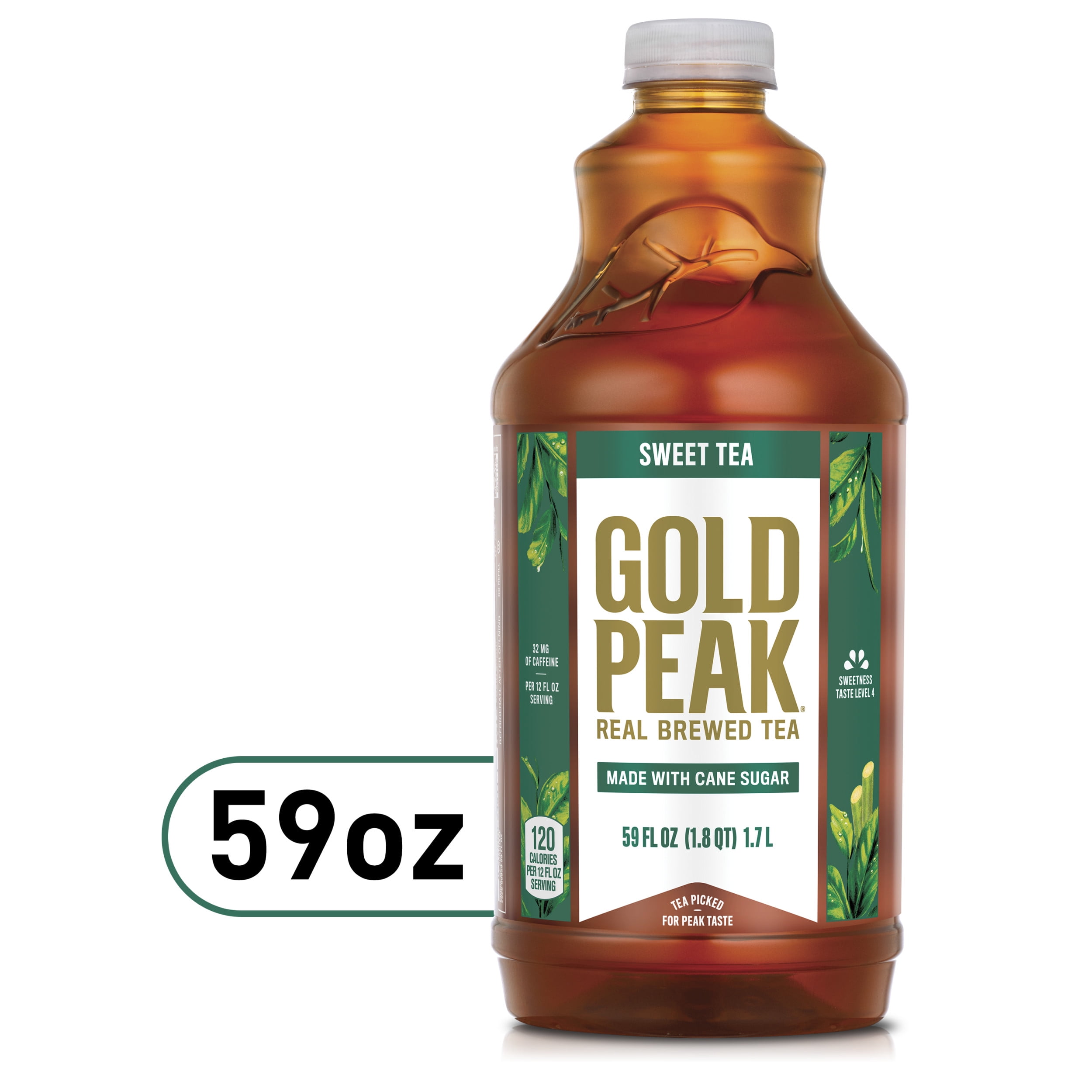 Gold Peak Sweetened Black Tea Bottle, 59 fl oz - Walmart.com