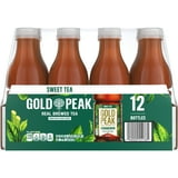 Gold Peak Sweetened Black Tea Bottles, 16.9 fl oz, 12 Pack - Walmart.com