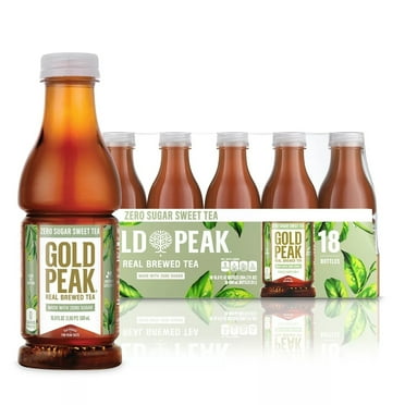 Gold Peak Zero Calorie Sweet Tea, Diet Drinks, Brewed Black Tea, 16.9 ...