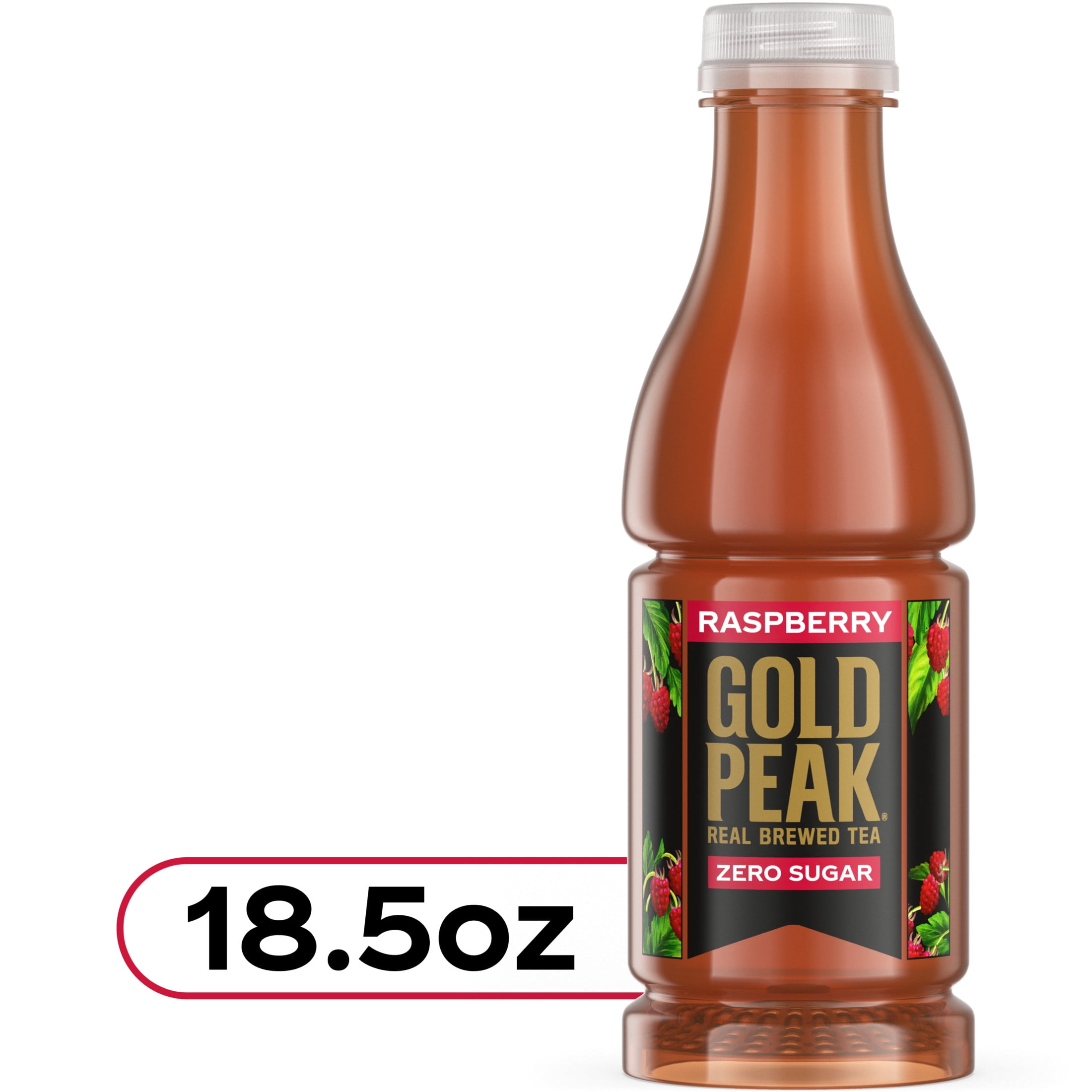 Gold Peak Zero Sugar Raspberry Sweet Flavored Iced Tea Drink, 18.5 fl ...