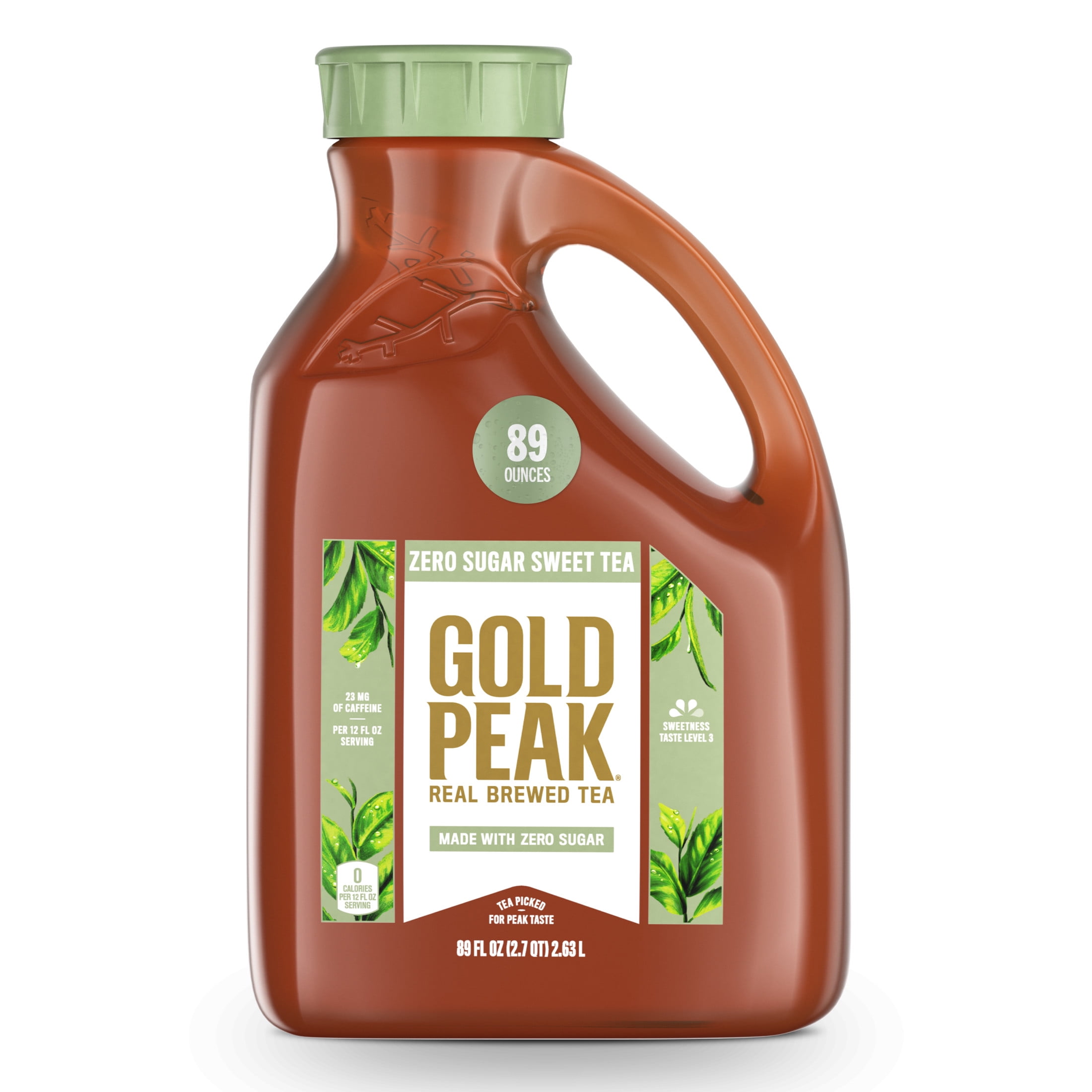 Gold Peak Zero Sugar Black Sweet Tea, 89 fl oz Gallon Bottle - Walmart.com