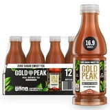 Gold Peak Real Brewed Zero Sugar Sweet Tea, 16.9 fl oz, 12 Pack ...