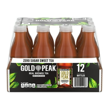 Gold Peak Zero Sugar Raspberry Sweet Flavored Iced Tea Drink, 18.5 fl ...