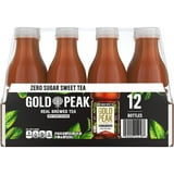 Gold Peak Zero Sugar Sweet Tea Bottles, 16.9 fl oz, 12 Pack - Walmart.com