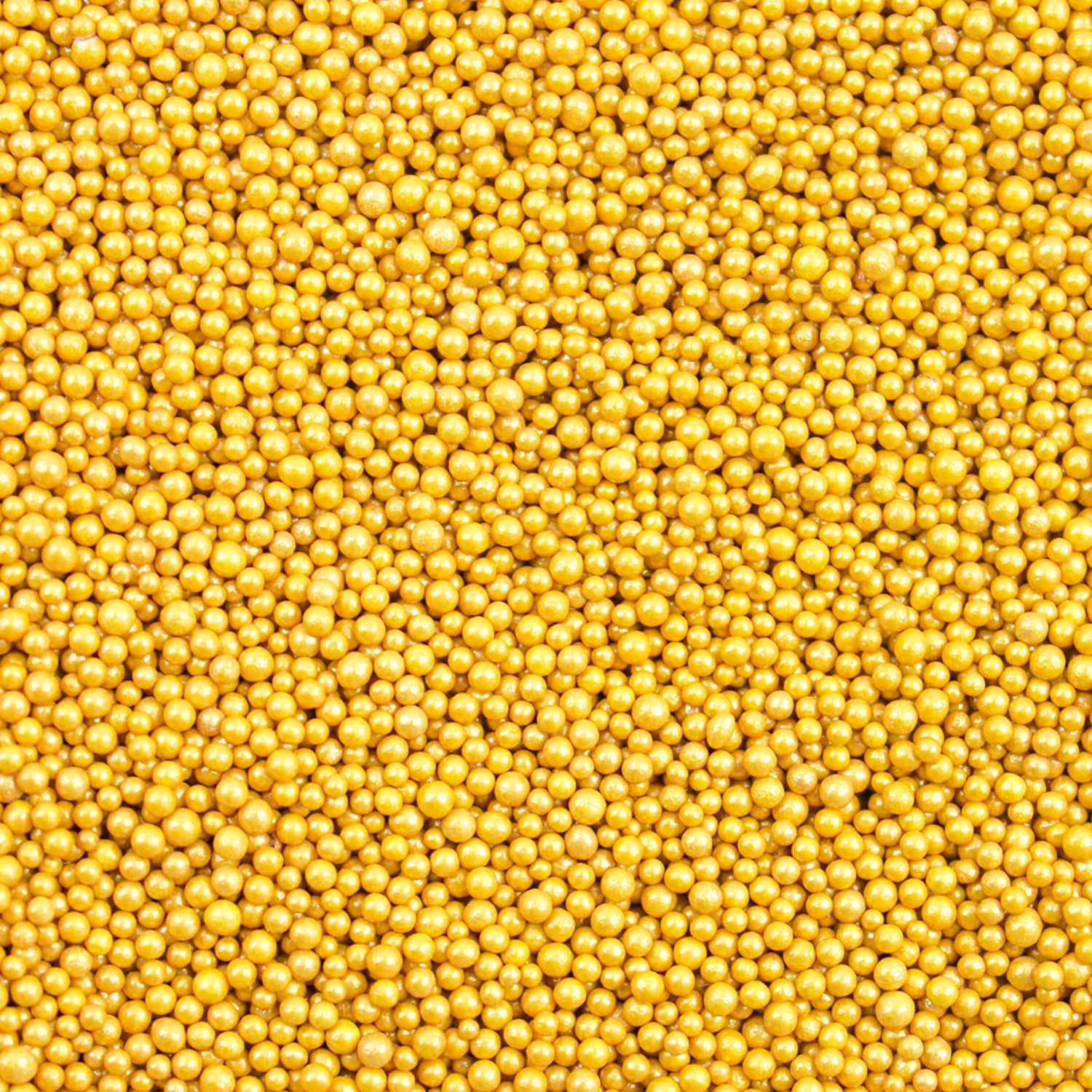 Krazy Sprinkles - Edible Gold Pearl Mini Beads - Vibrant Cookie ...