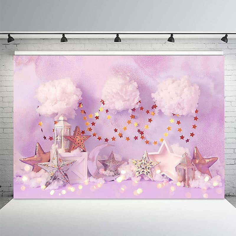Gold Photo Backdrop for Girl Kids Birthday Party Decorations Twinkle ...
