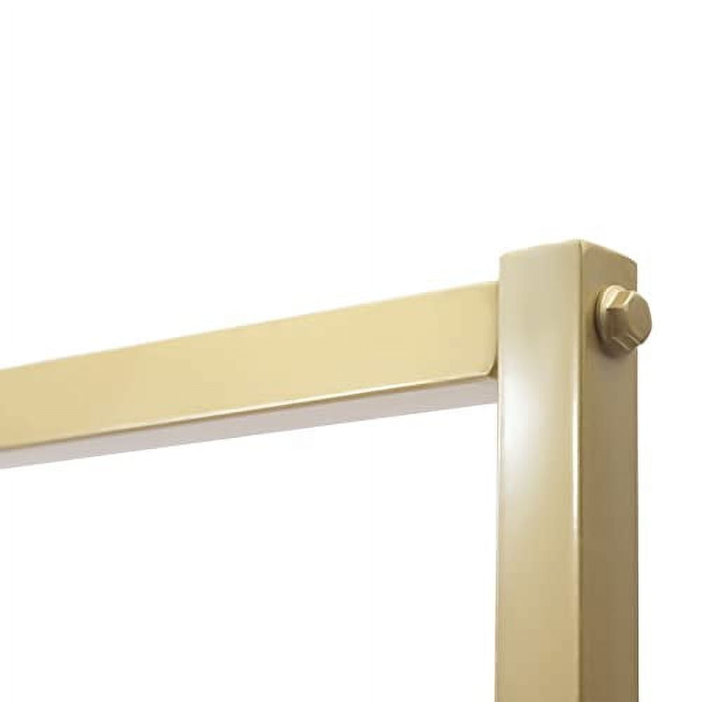 Gold Pipe Clothing Racks Freestanding, Modern Metal Clothes Rack Heavy ...
