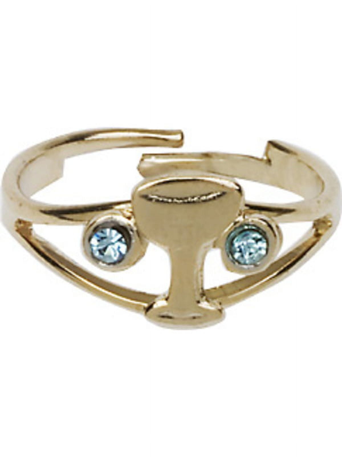 Gold Plate Communion Ring - Walmart.com