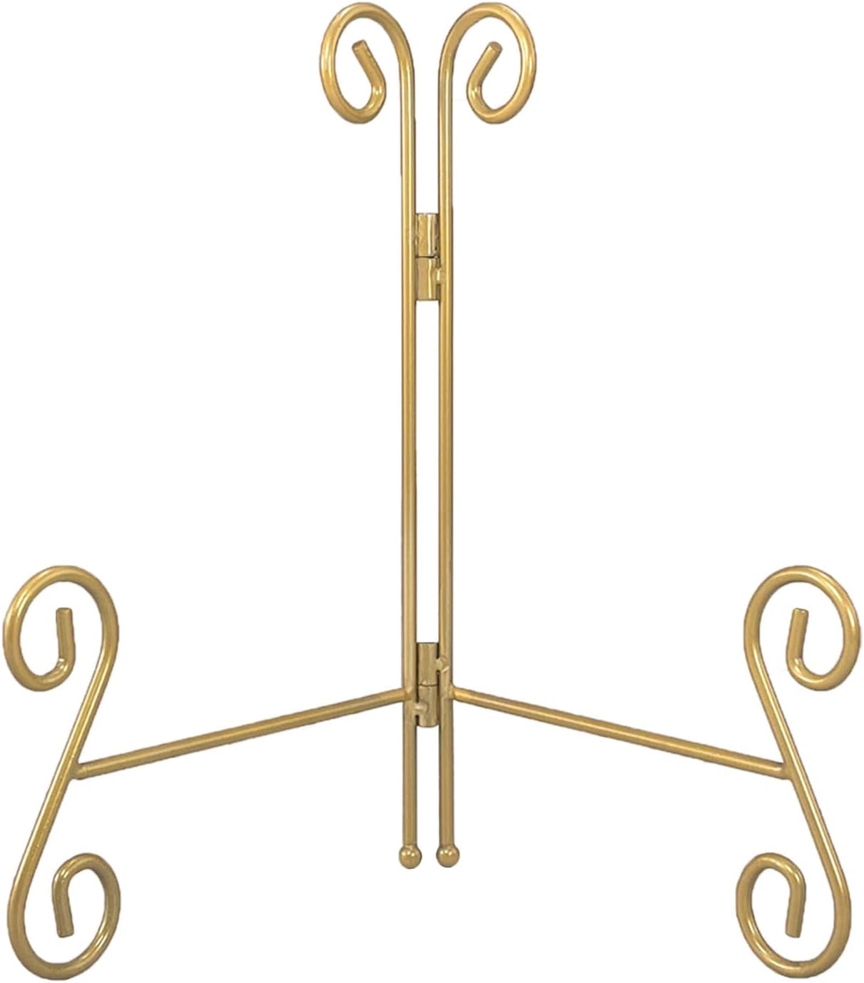 Gold Plate Stand, Decorative Holder for Displaying Platters, Heavy-Duty ...