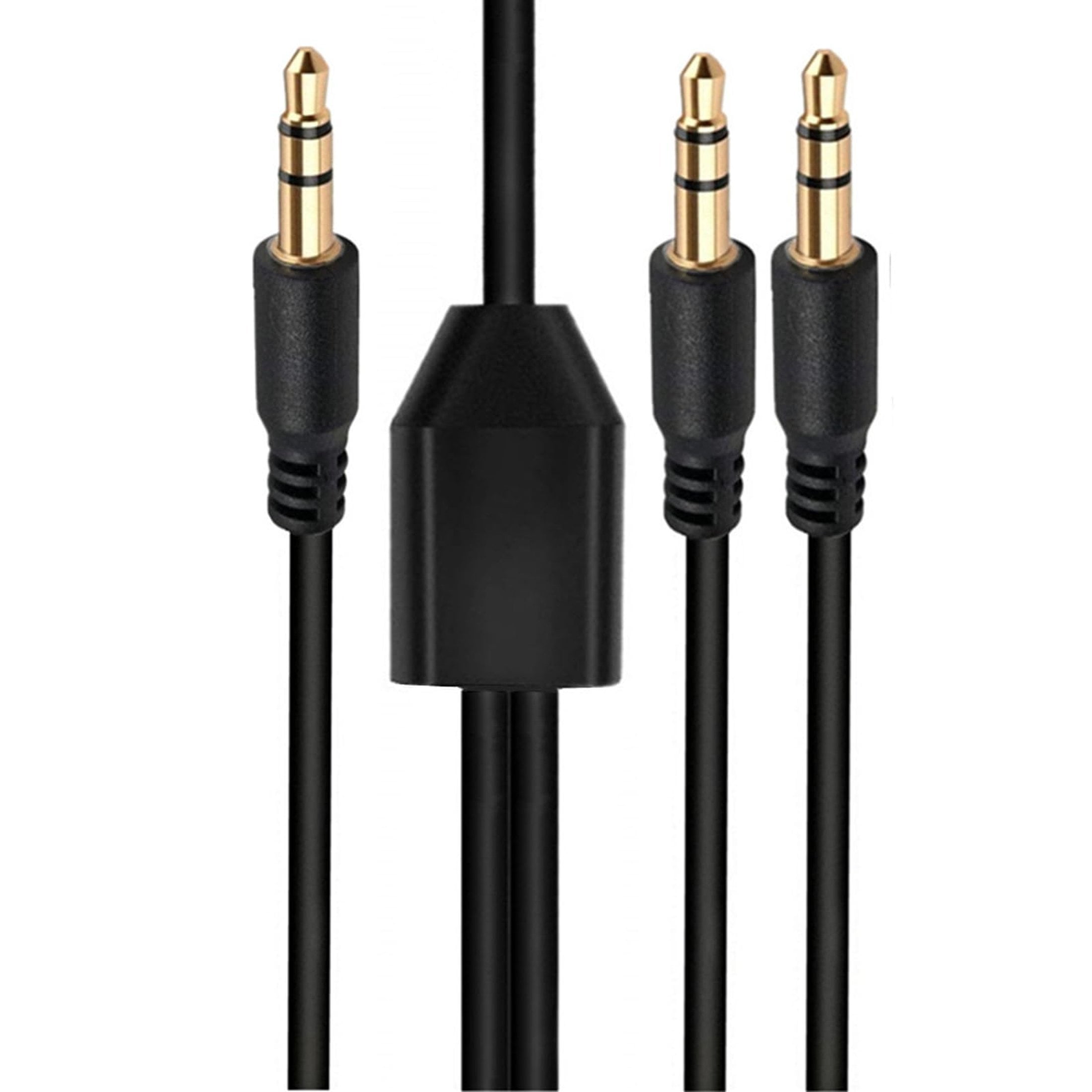 Gold-Plated 2-in-1 DC3.5mm Headset Splitter Audio Extension Cable ...