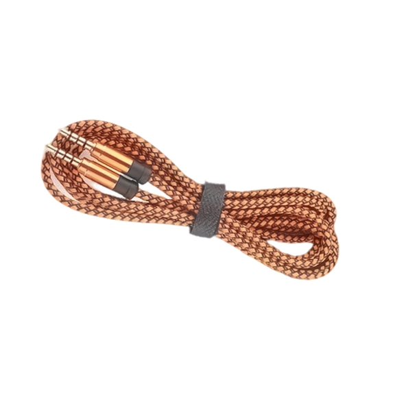 Gold Plated 3.5mm Cable with Durability Nylon Braiding for Clear Sound ...