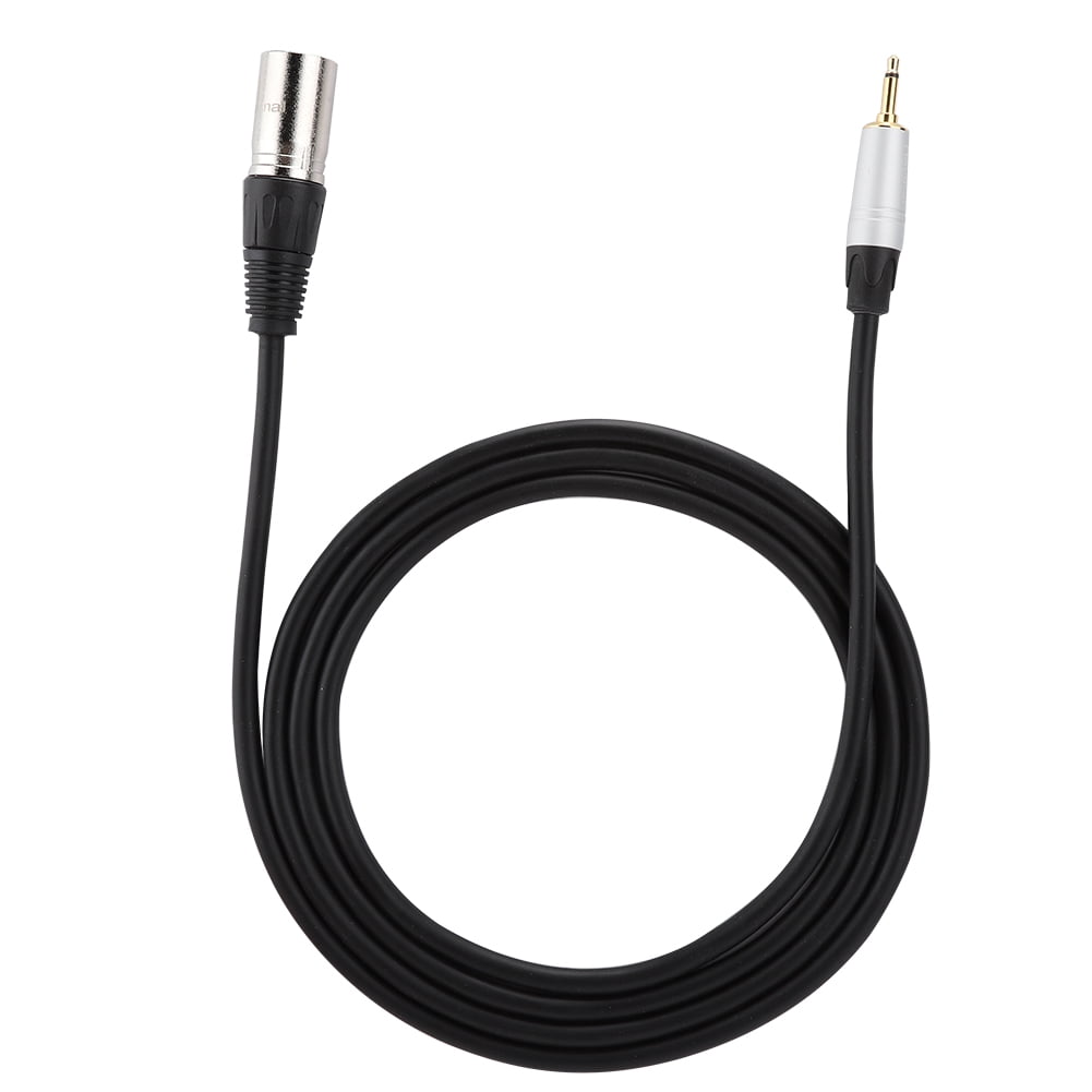 Gold Plated 3.5mm Mono Male to 3PIN XLR Male PVC Exterior Zinc Alloy ...