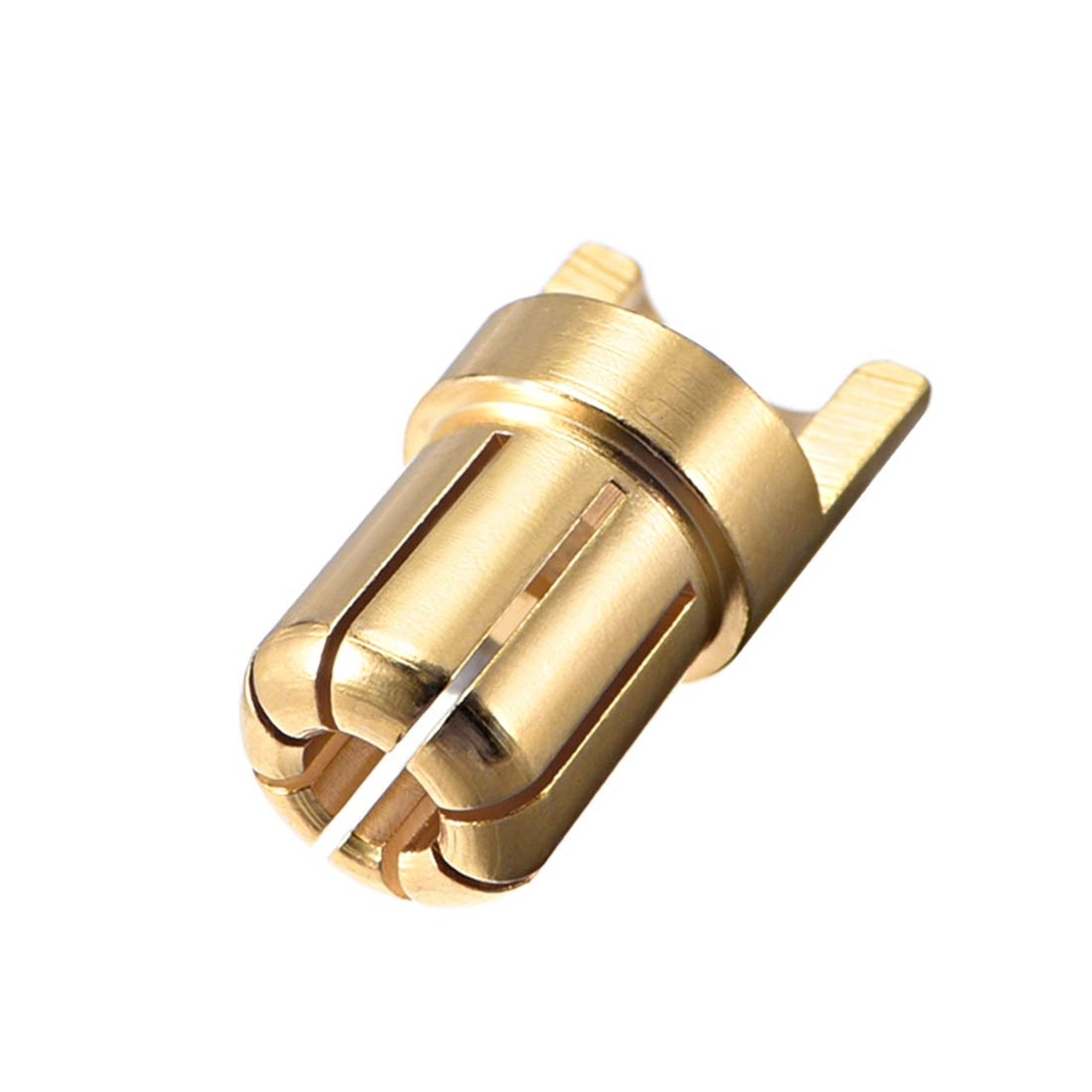 Gold Plated 6.5mm Banana Plugs Male Connectors for RC Battery ESC Motor ...