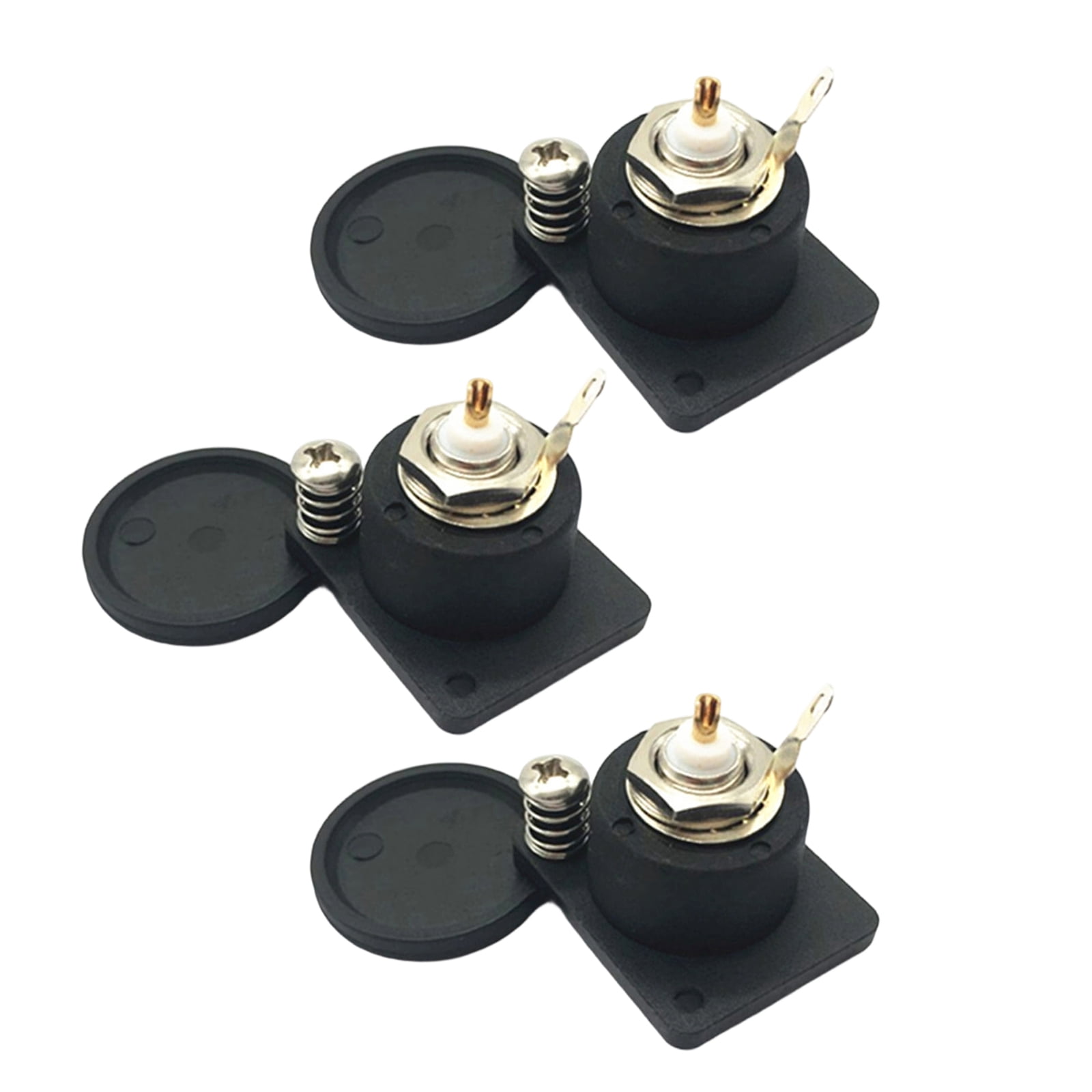 Gold Plated BNC Female D-Type Panel Mount BNC Connector Protective ...