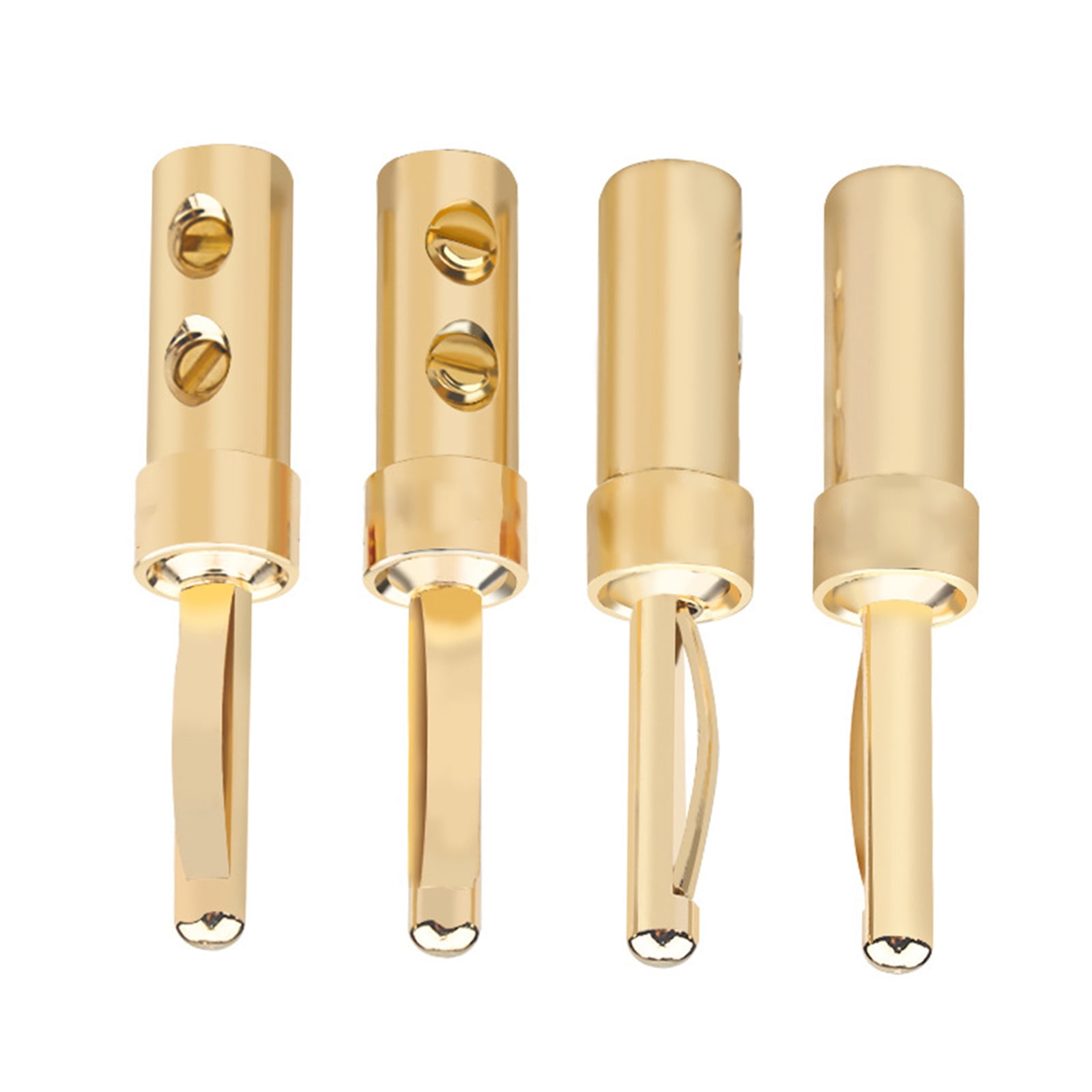 Gold Plated Banana Plugs Connectors For Hifi Auditory Systems And ...